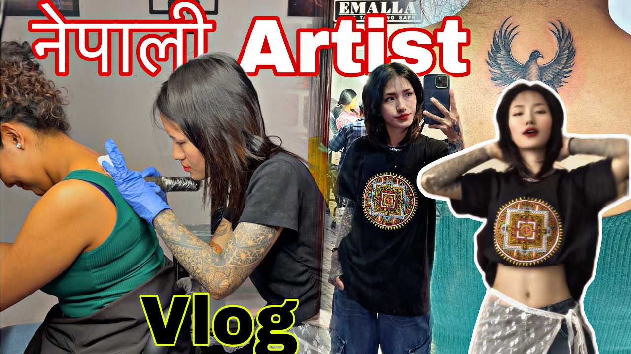 Tattoo Artist vayese ta yetiko hunai pareyo 😁🫶🏻🤭||Lalitpur Tattoo ...