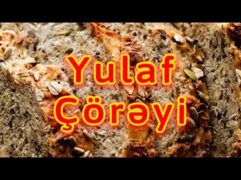 Qlütensiz və unsuz çörək hazırlanması resepti | Yulaf Çörəyi | Gluten Free Oat Bread Baking | ASMR