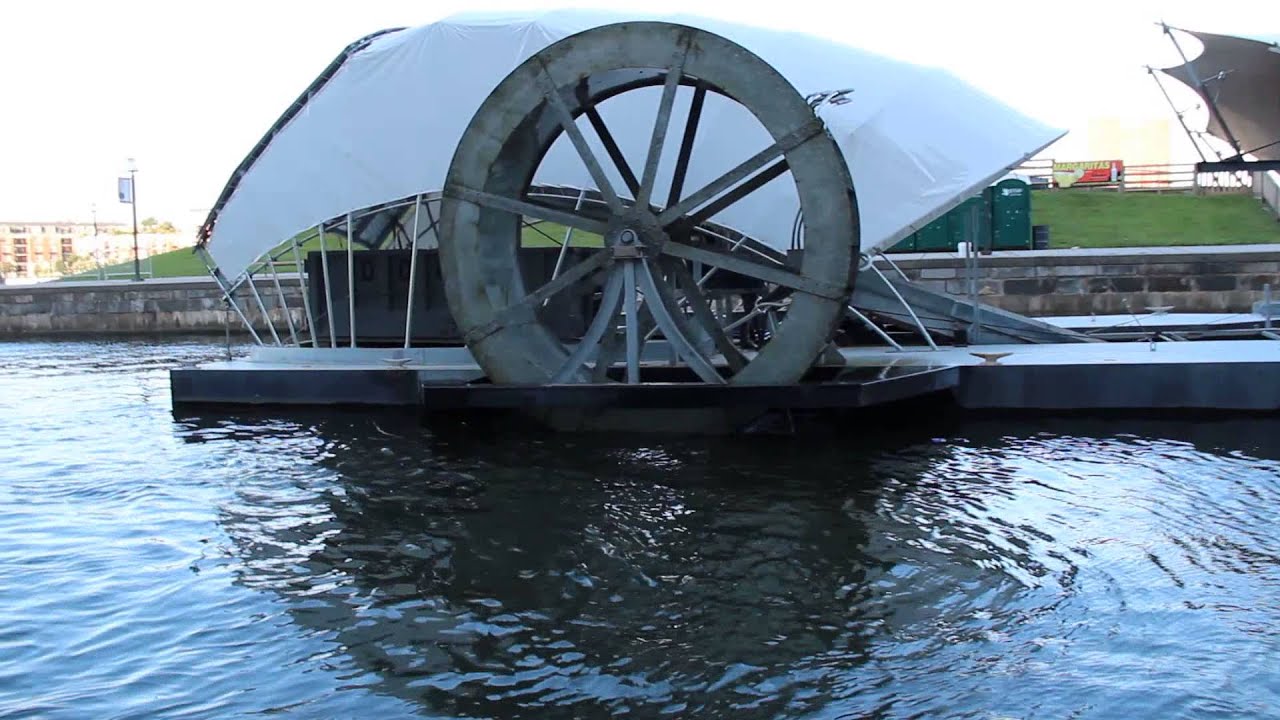 A Trip out to Baltimore's Inner Harbor Water Wheel - YouTube