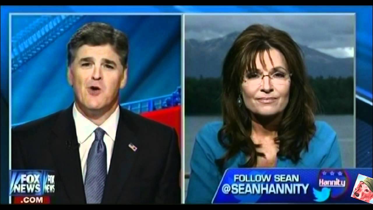Sean Hannity does his Ronald Reagan impression for Sarah Palin - YouTube