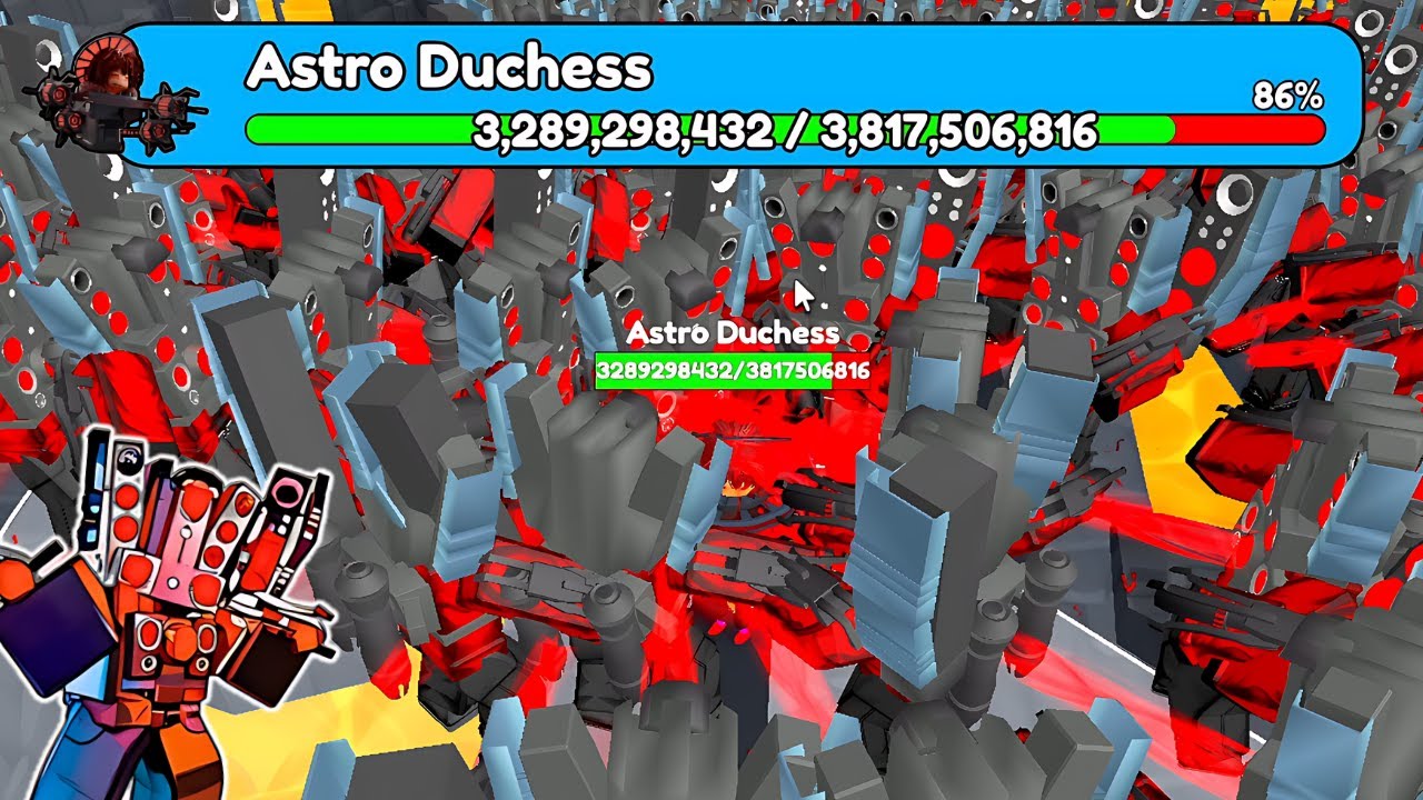 100 HYPER UTS vs ASTRO DUCHESS BOSS... in Toilet Tower Defense - YouTube