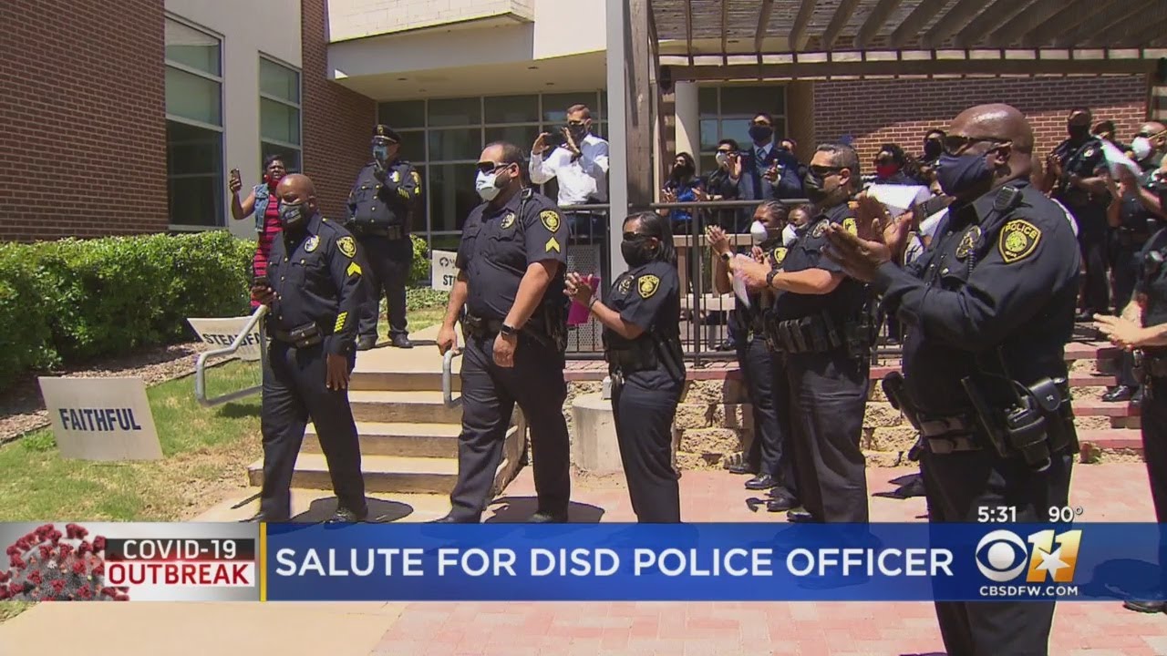 Dallas Police Salute DISD Officer Vincent Remediz Who's Been Fighting ...