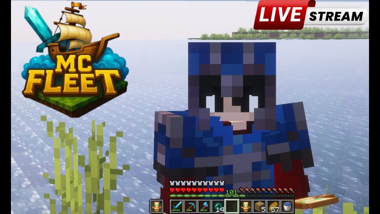 I need team members in MCFLEET in Live in minecraft server #minecraft # ...