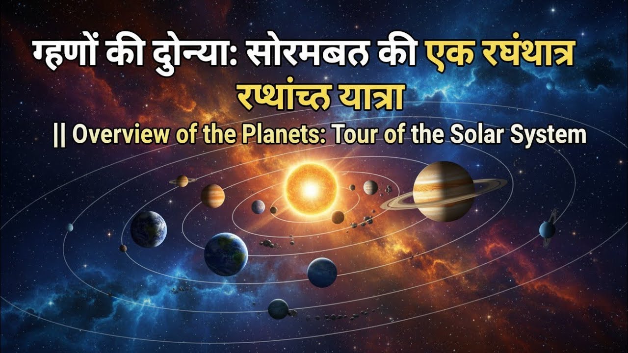 ग्रहों की दुनिया: सौरमंडल की एक रोमांचक यात्रा || Overview of the ...