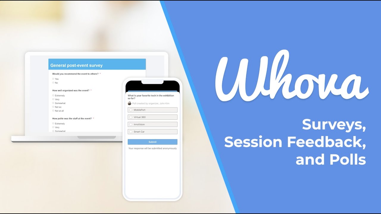 Surveys, Session Feedback & Polls - YouTube