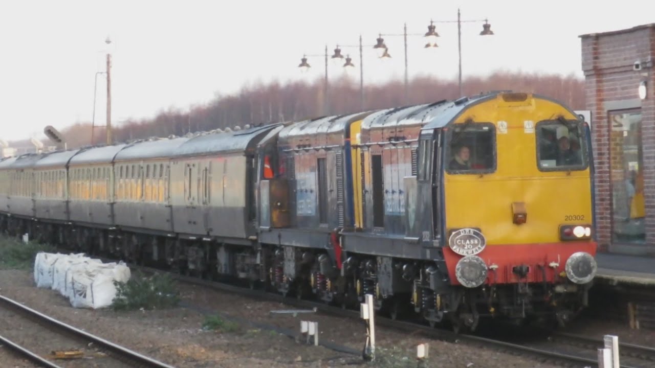 20302 & 20305 - "The DRS Class 20 Farewell" - 18/01/20 - YouTube