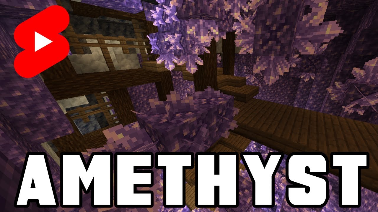 Minecraft Best Looking Amethyst Farm #shorts - YouTube