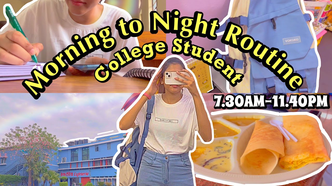 Daily Routine: Full Morning to Night Routine as a College student ...