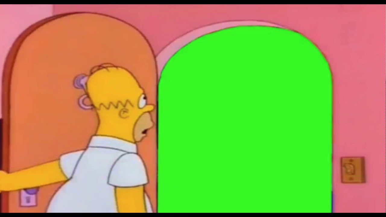 Simpsons green screen (free) - YouTube