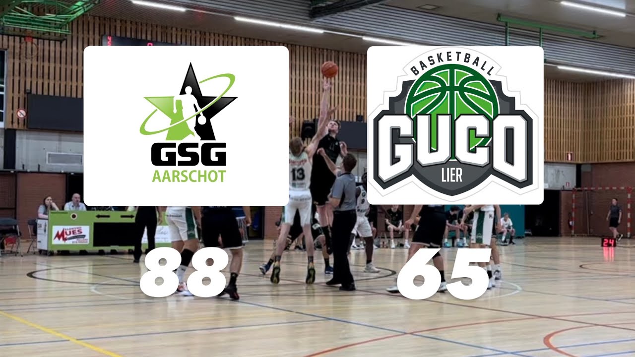 GSG Aarschot (TDM2A) vs Guco Lier B (TDM2B): 88-65 (Exhibition game ...