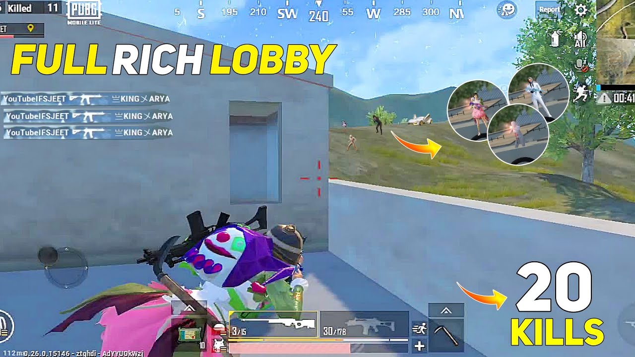 20 KILLS 🔥 PUBG LITE FULL RICH LOBBY DESTROYED By IFS JEET - PUBG LITE ...