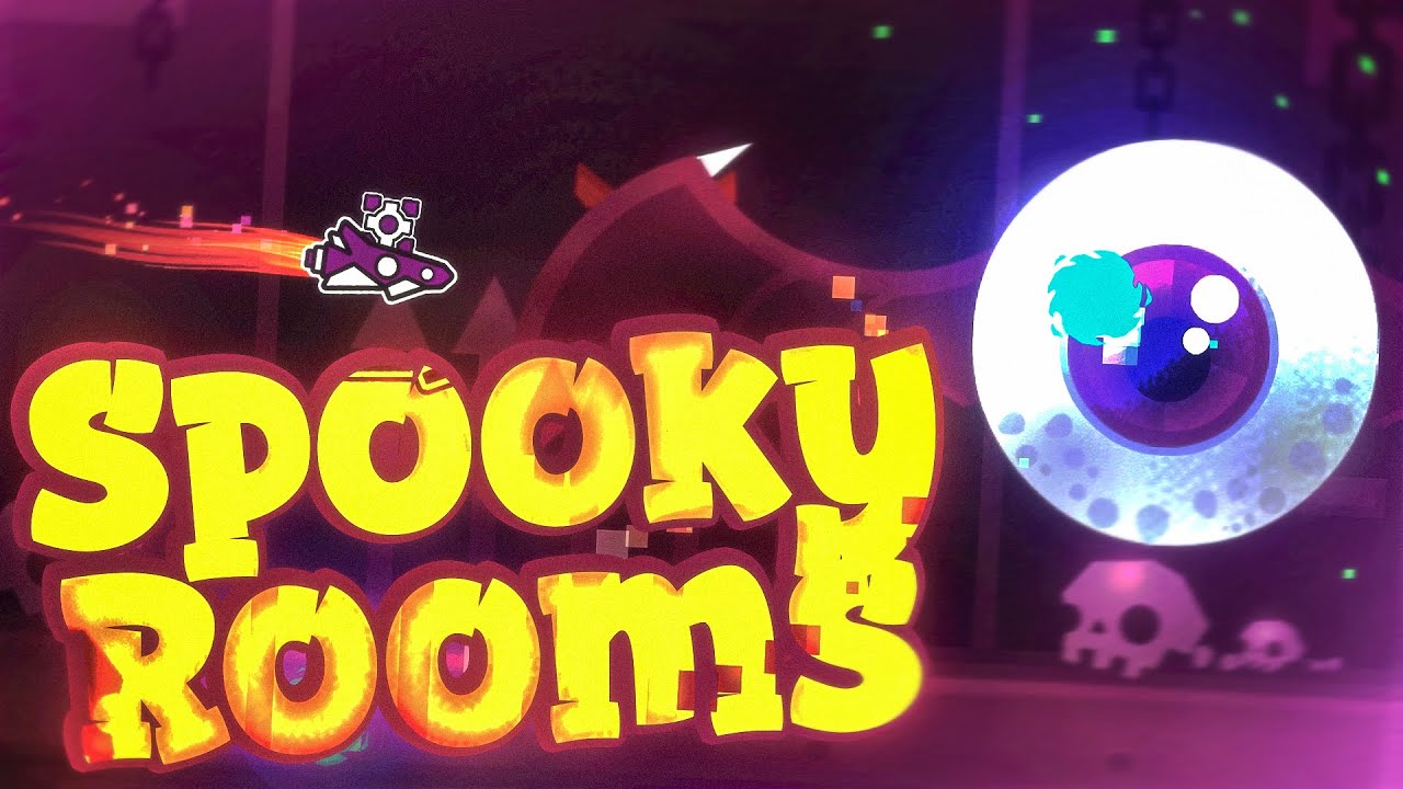"Spooky Rooms" by BladeonGD | Geometry Dash Daily #1050 - YouTube