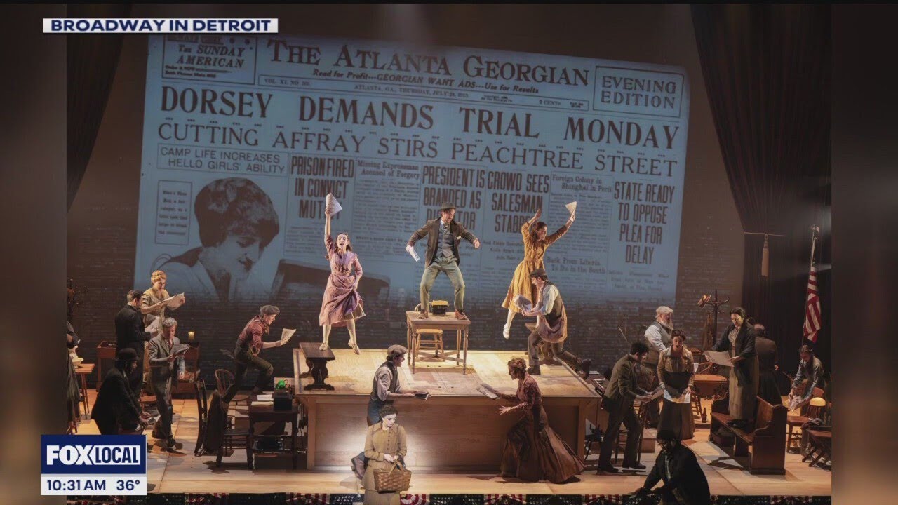 Tony award-winning musical "Parade" playing at the Fisher Theatre - YouTube