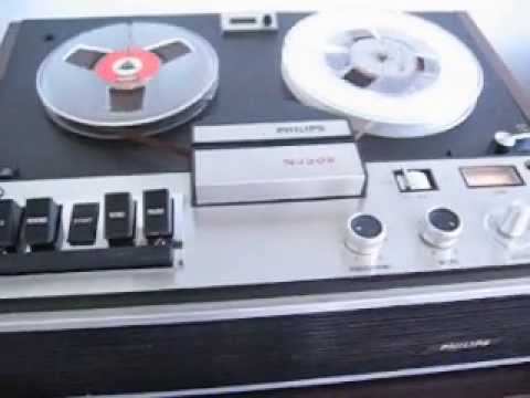 Philips "reel to reel",N-4308 after reparation,finally play music ...