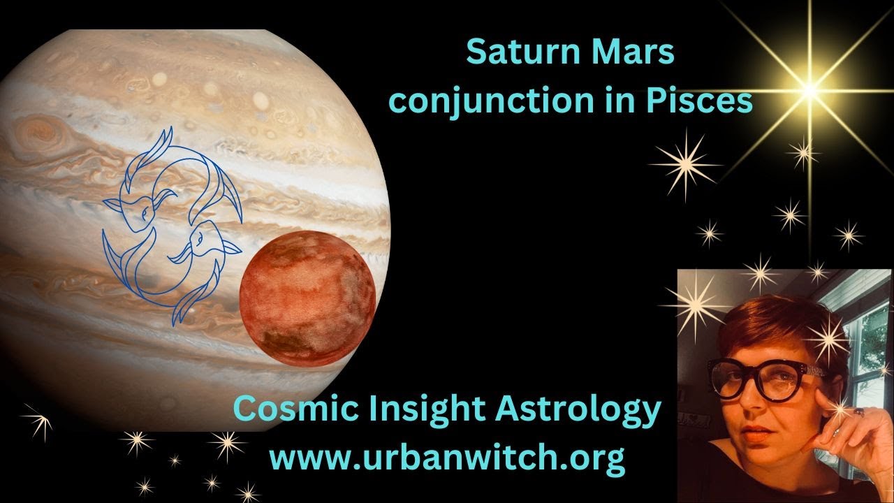 Saturn Mars conjunction in Pisces - YouTube