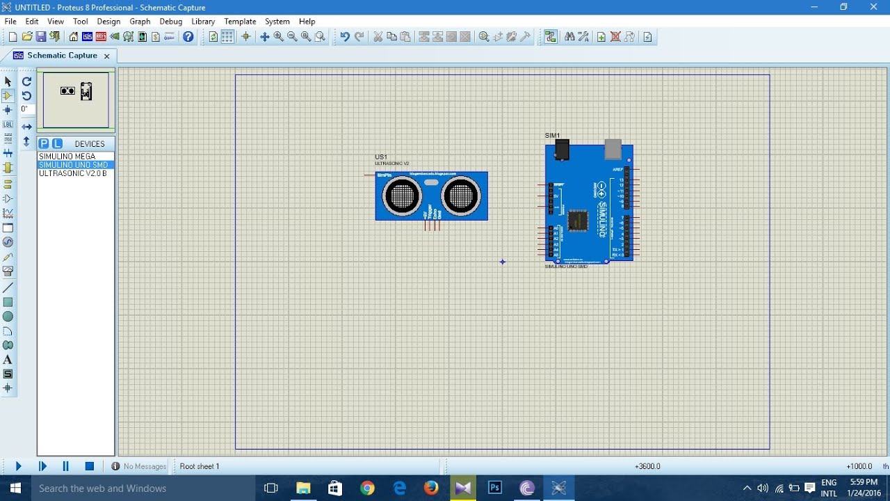 how to add ultrasonic Sensor library in Protues - YouTube