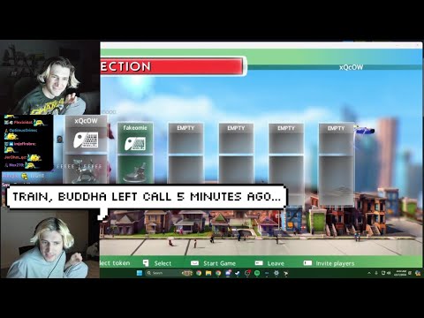 xQc Dies Laughing at Train Yelling at Buddha, Meanwhile Buddha Left the Call 5 Minutes Ago