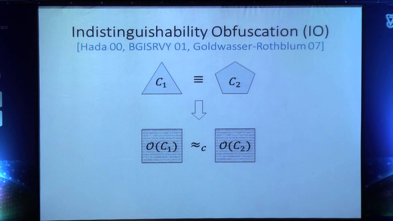 Ran Canetti - Cryptographic Software Obfuscation and Applications - YouTube