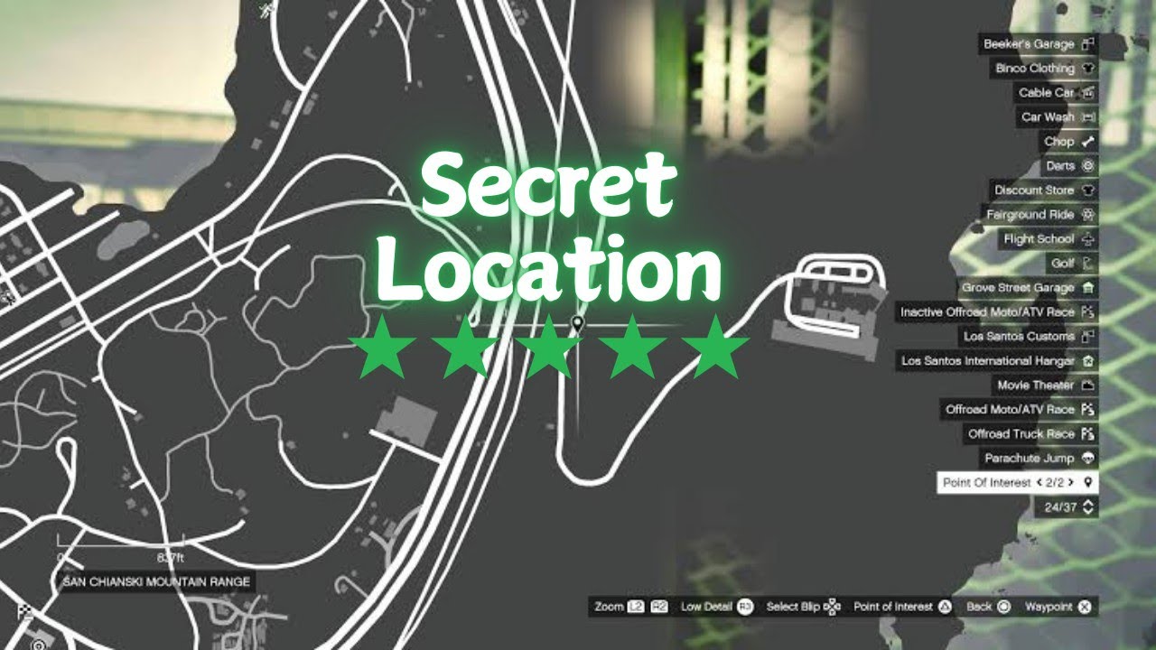Top Secret Locations in GTA 5 part 1 - GTAV 2024 #storymode - YouTube