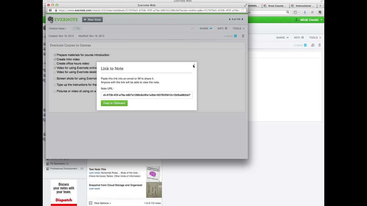 Evernote Online Interface - YouTube