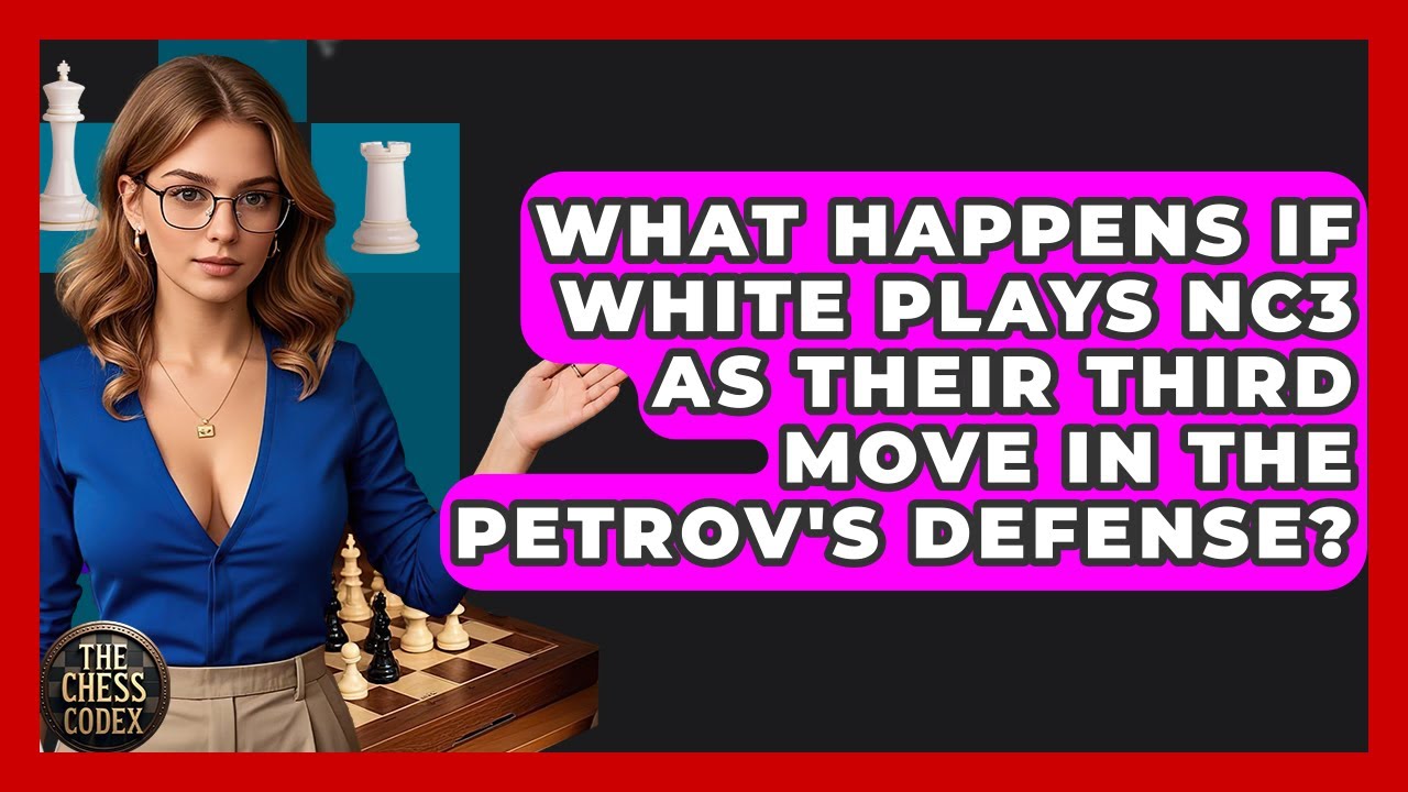 What Happens If White Plays Nc3 As Their Third Move In The Petrov's ...