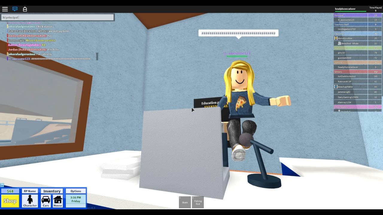 Principal pal Roblox highlights - YouTube