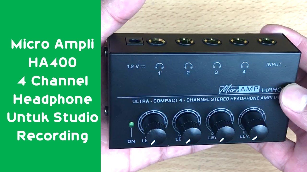 Mini Ampli Stereo Headphone HA400 Splitter Audio Headphone | Cocok ...
