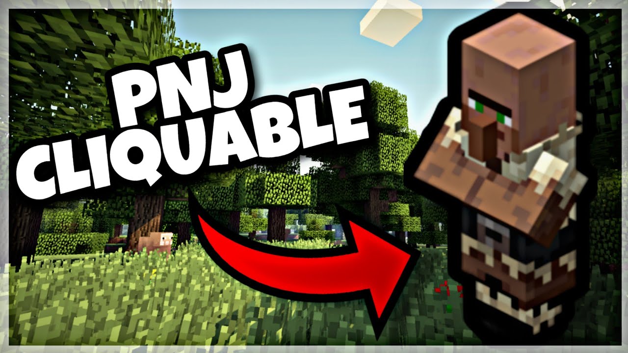 PNJ CLIQUABLE ! | TUTO COMMANDE BLOCK - YouTube