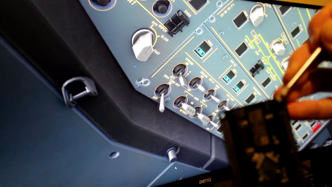 Leo Bodnar Board + Switch ONOFF + Joystick Gremlin + M Flight Simulator ...