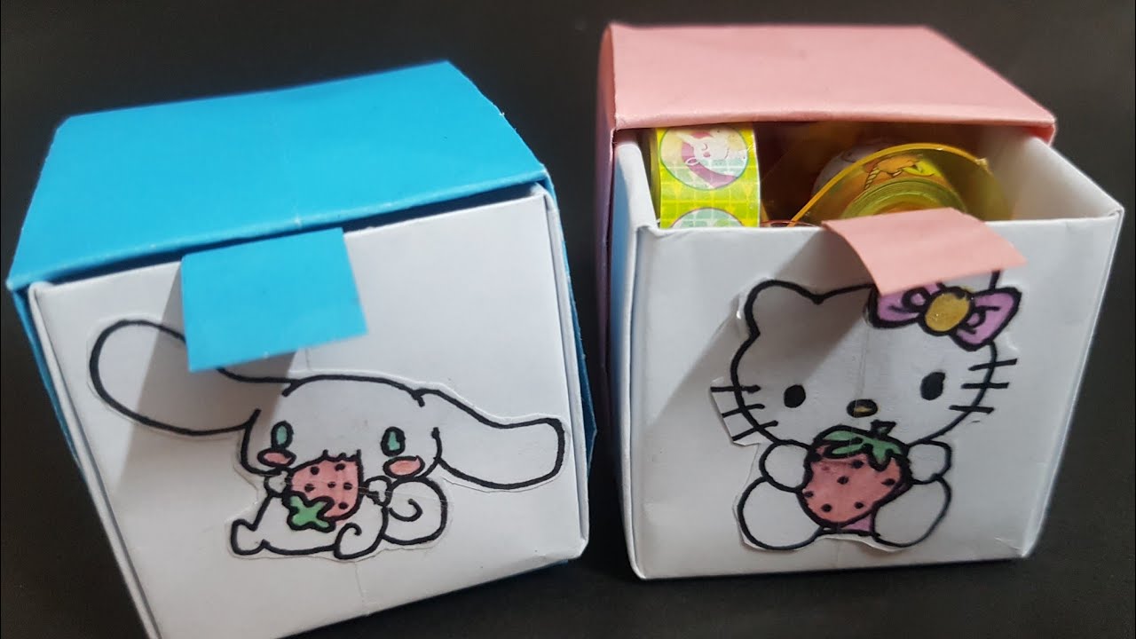 DIY Beautiful Paper Boxes 🎁for Storing Small Item Easy & Creative Craft ...