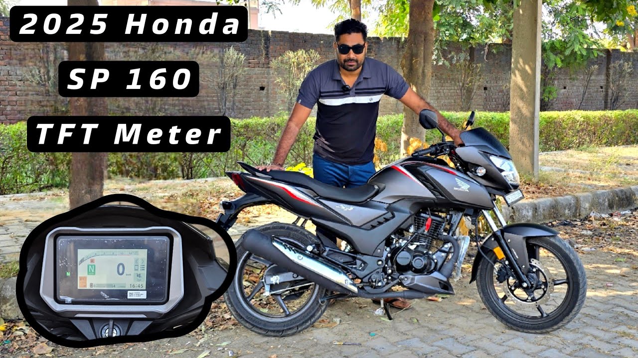 2025 Honda SP 160 New Model Launched With TFT Meter Console ️ On Road ...