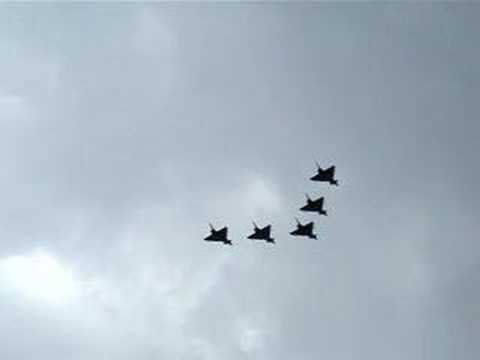 Typhoon fly past falklands 25th - YouTube