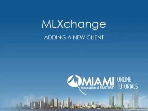 Adding a New Client • MLXchange Video Tutorial - YouTube