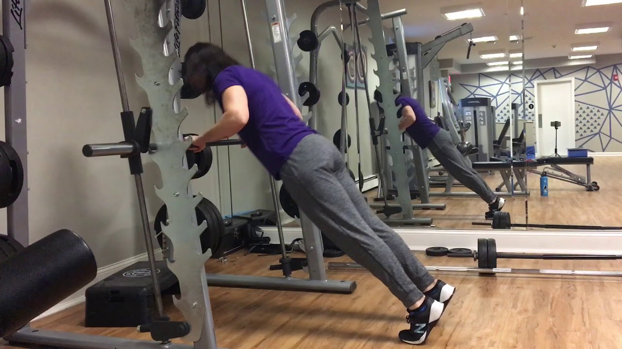 Bar Elevated Push Up - YouTube