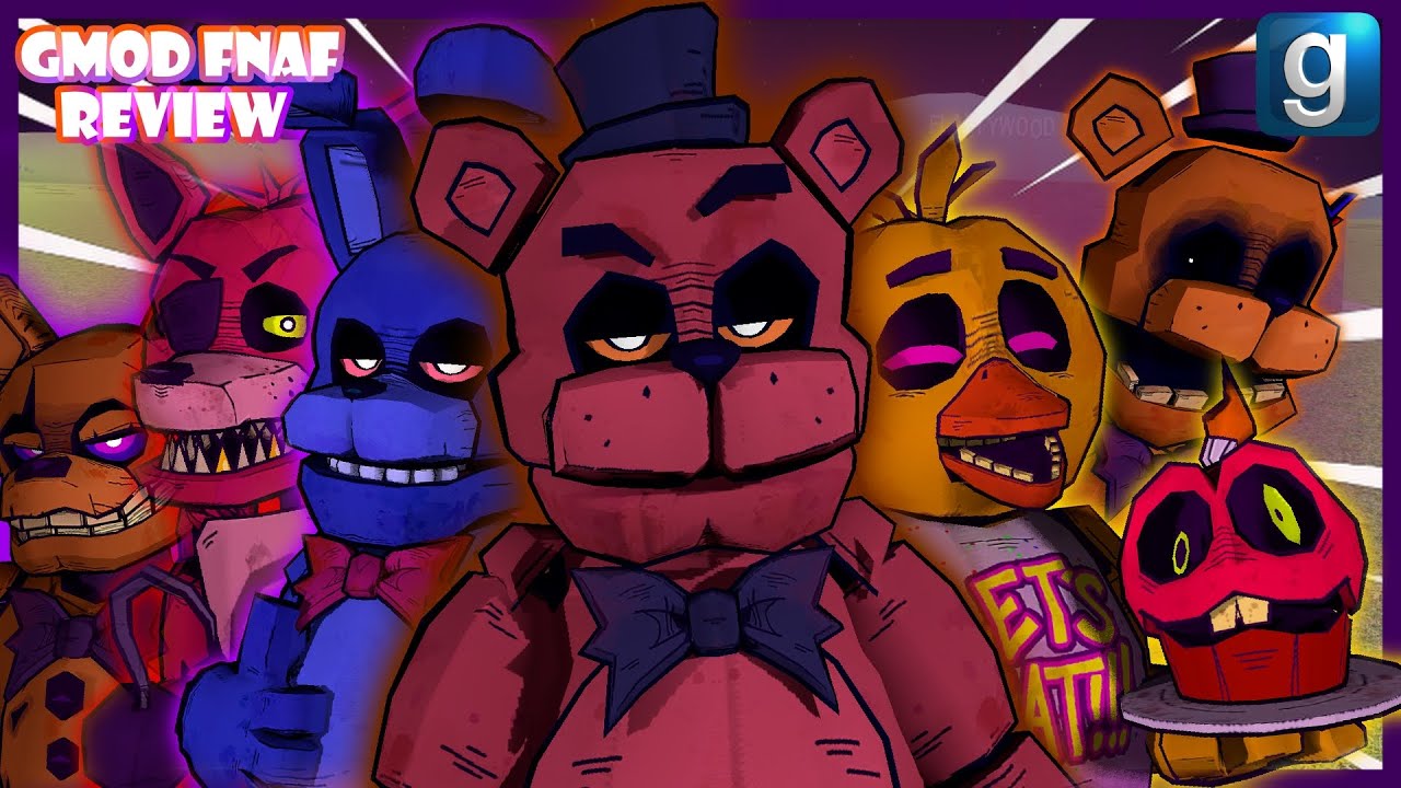 [GMOD FNAF] Reviewing Brand New Retro Five Nights At Freddy's Ragdolls ...