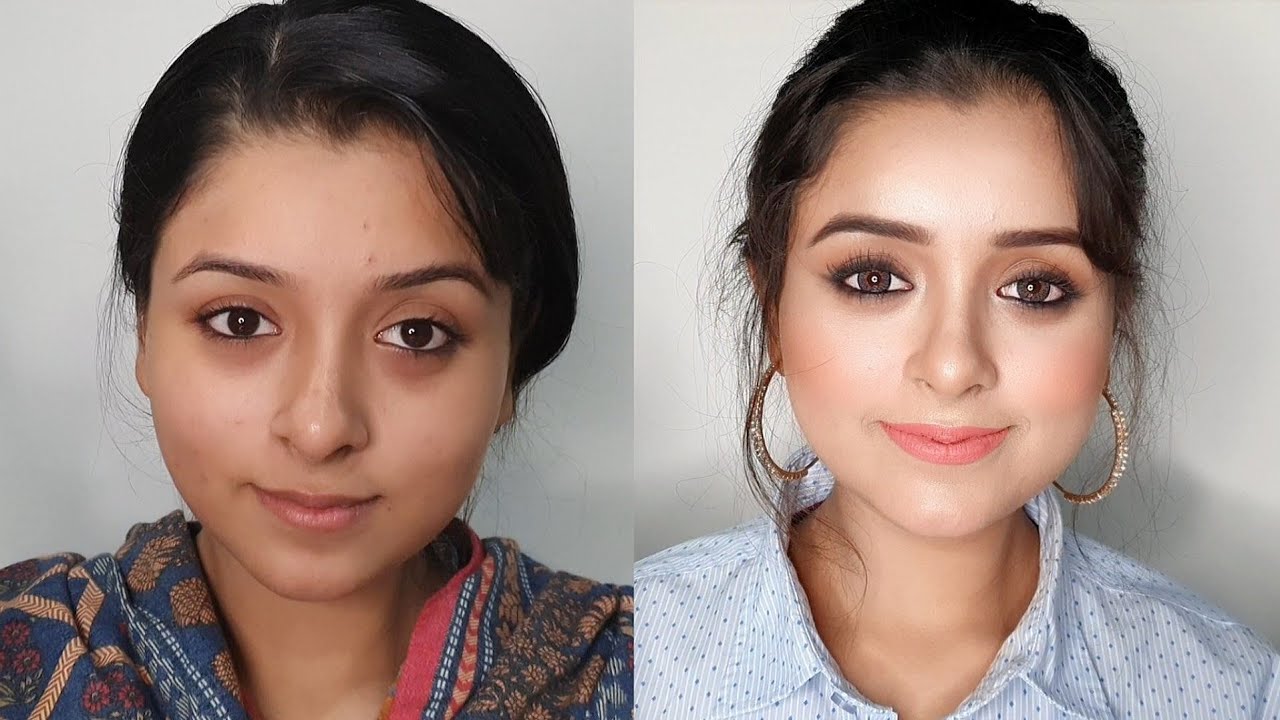 Farewell Party Makeup in 5 Minutes for School/College Girls, Easy Soft ...