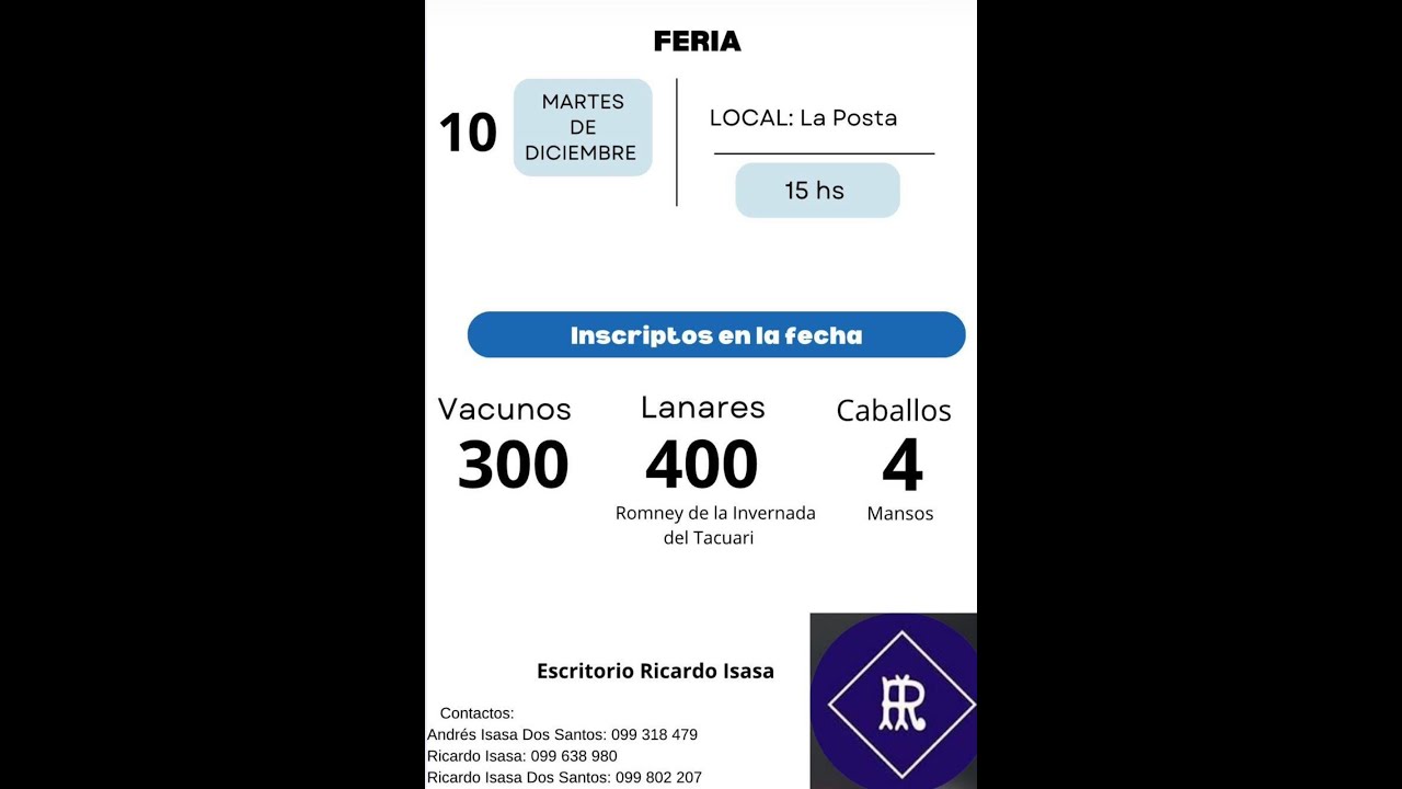 10/12/2024 Local La Posta - Ricardo Isasa y Cia - YouTube