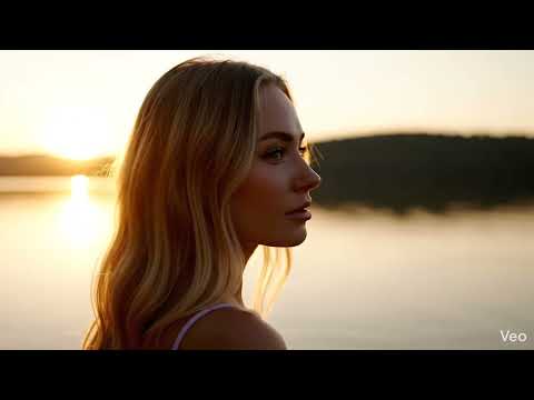 Czech Swimwear Model 🇨🇿 | Lake Sunset Walk | Cinematic 4K