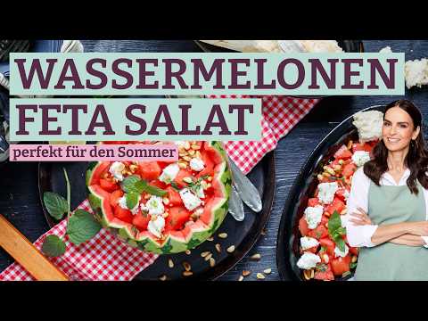Wassermelonen-Feta-Salat in 15 Minuten 🍉 erfrischend, einfach & perfekt zum Grillen
