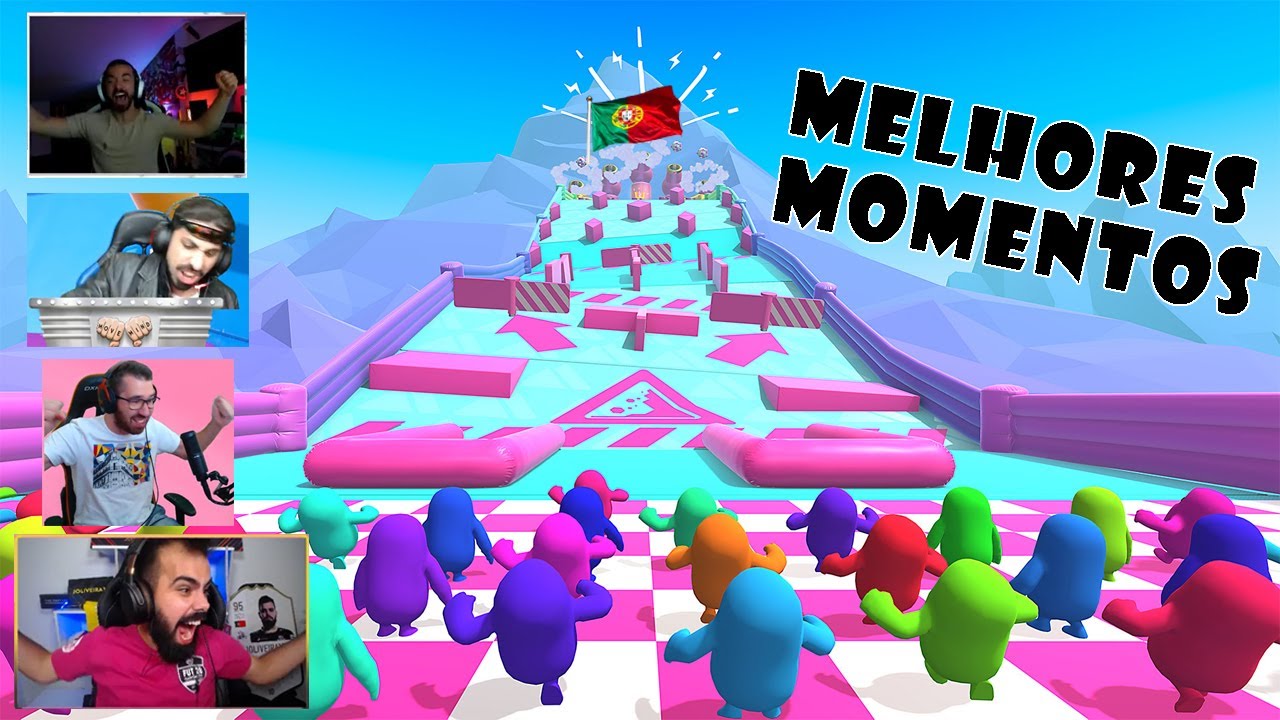 Fall Guys - MELHORES MOMENTOS STREAMERS!! - YouTube