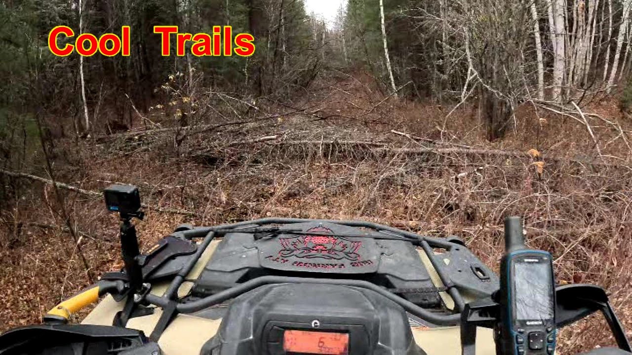 Cool ATV Trails Exploring Cutting Northwestern Ontario Can Am Outlander ...