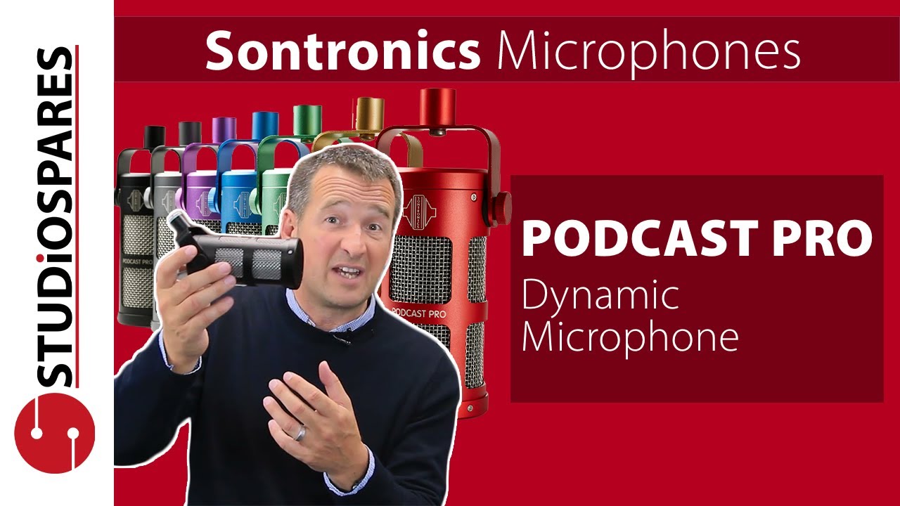 Sontronics PODCAST PRO Supercardioid Dynamic Microphone - YouTube