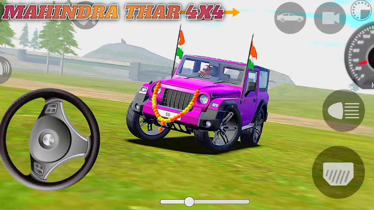 Thar Wala Game | Thar Modified | Mahindra Thar : ( Gadi Wala Cartoon ...