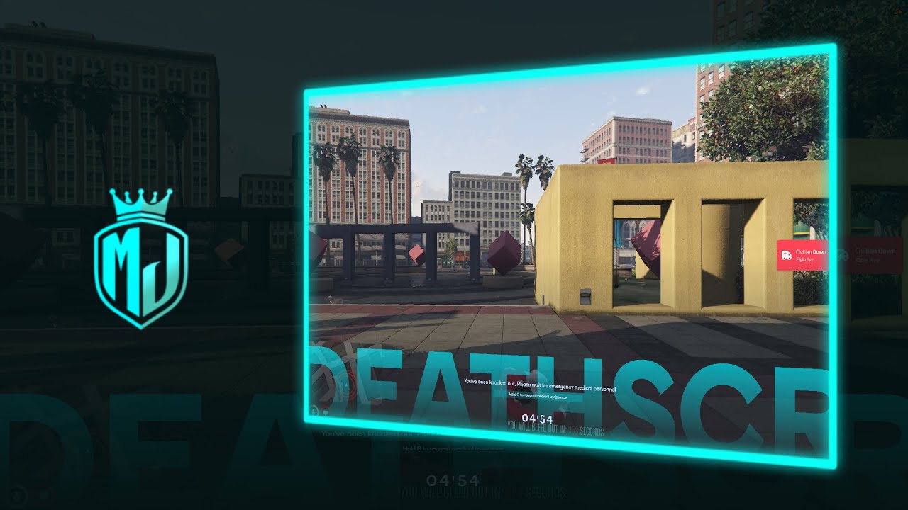 [FREE] 💀 Customizable Death Screen UI | ESX/QBCore/QBOX | MJ ...