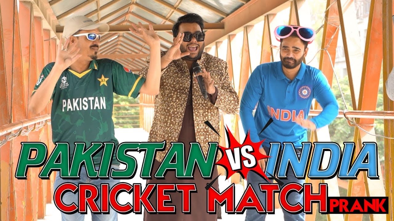 | Pakistan VS India Cricket Match Prank | By Nadir Ali & Team in | P4 ...