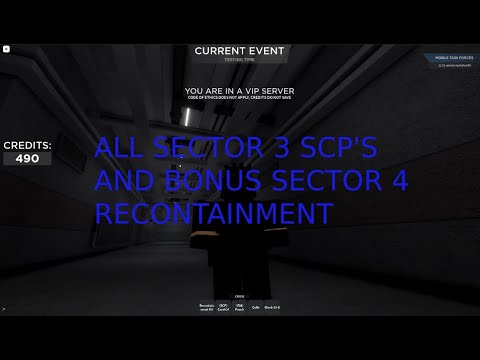 ALL SECTOR 3 SCP'S + BONUS SECTOR 4 SCP - YouTube