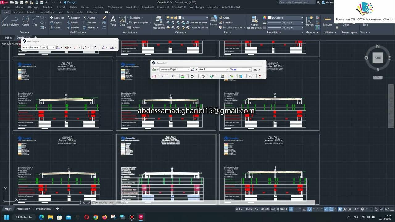 Covadis 18a et Autocad 2023 - YouTube