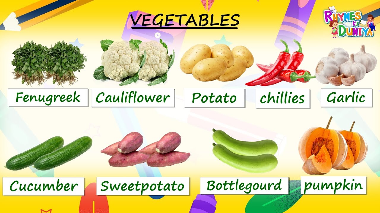 Vegetable Names Made Easy: Fun Learning for Kids! Let's Get Veggie! Fun ...