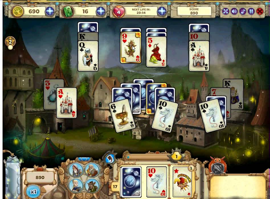 Solitaire Tales Level 18 - YouTube