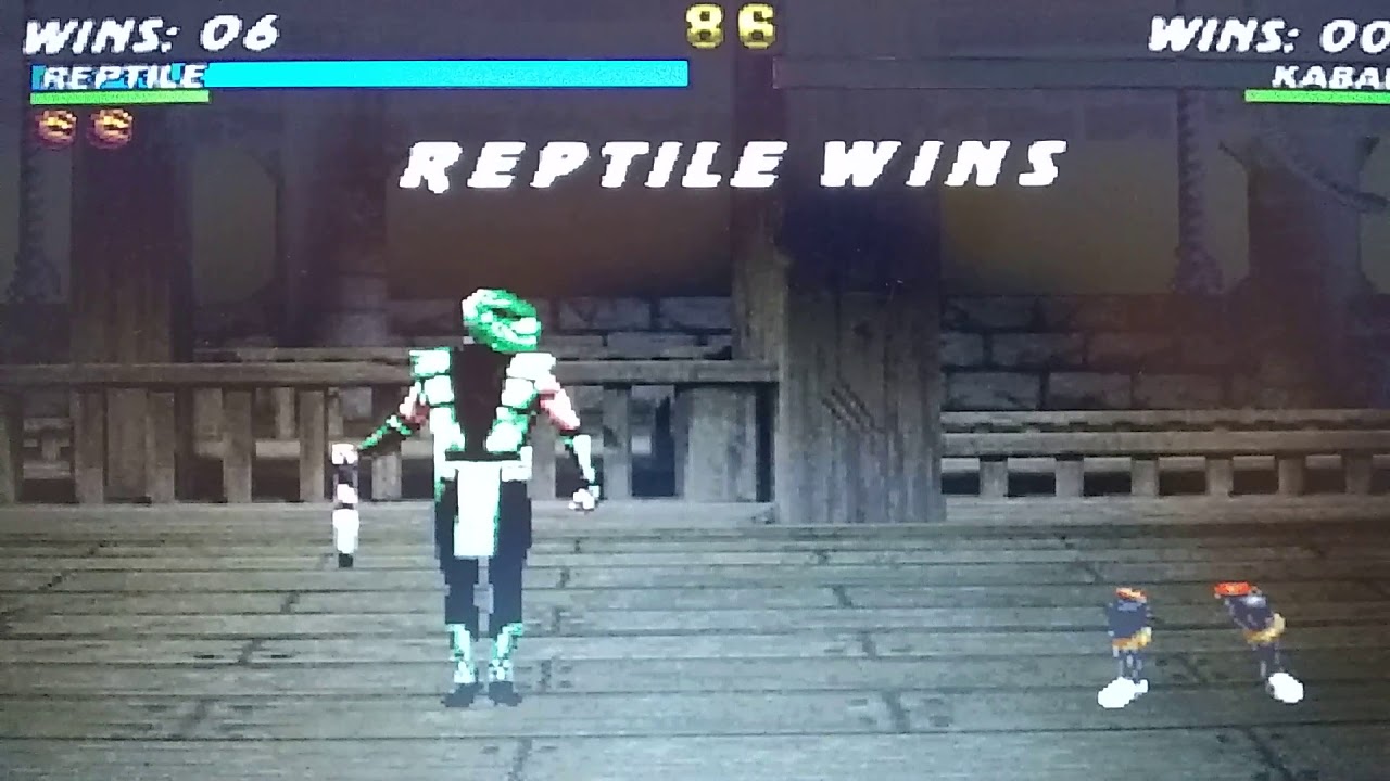 Mortal Kombat Trilogy (PC) Reptile Good Eats Fatality - YouTube